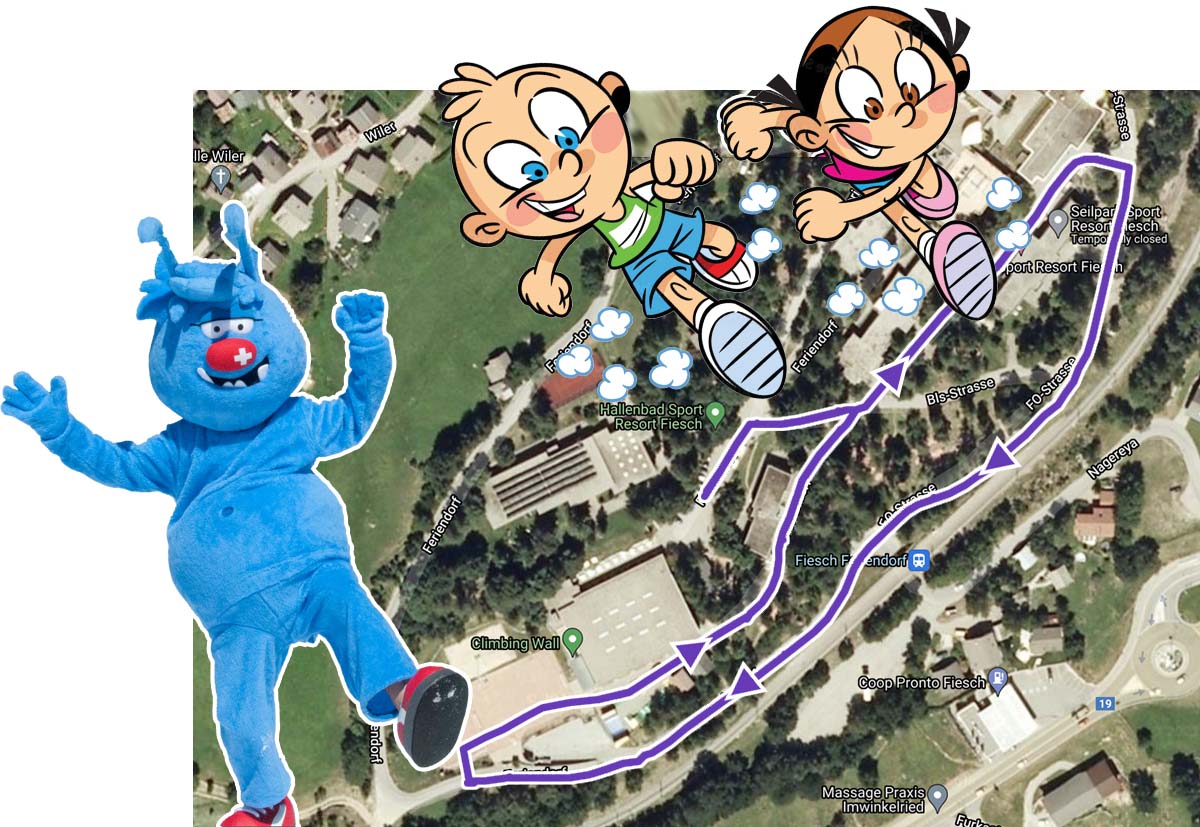 Course Info Free Gletschi Kids Run | Swiss Alps 100